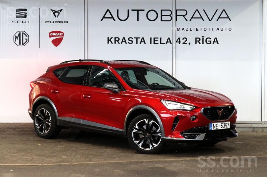 Красный Cupra Formentor 2022 в Рига, объемом двигателя 1.50 л и пробегом 62 тыс. км за 23490 €, фото 4 на AUTOMOTO.COM.LV