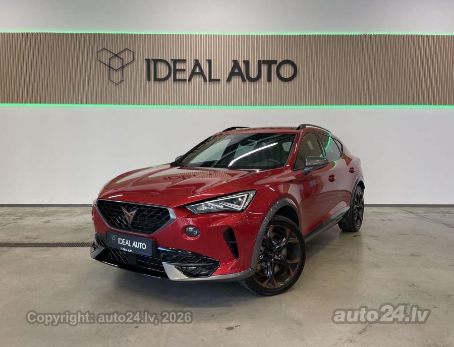 Red Cupra Formentor 2021 in Tallinn, with an engine capacity of 2.00 L and mileage of 76 thousand km for 28990 €, photo 1 on AUTOMOTO.COM.LV