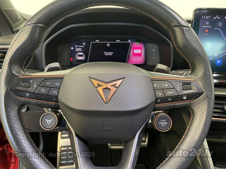 Red Cupra Formentor 2021 in Tallinn, with an engine capacity of 2.00 L and mileage of 76 thousand km for 28990 €, photo 17 on AUTOMOTO.COM.LV