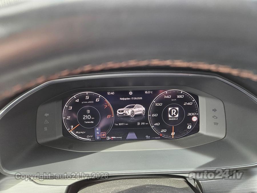 Sarkans Cupra Formentor 2021 Tartu, ar dzinēja tilpumu 2.00 L un nobraukumu 54 tūkst. km par 26900 €, foto 10 vietnē AUTOMOTO.COM.LV