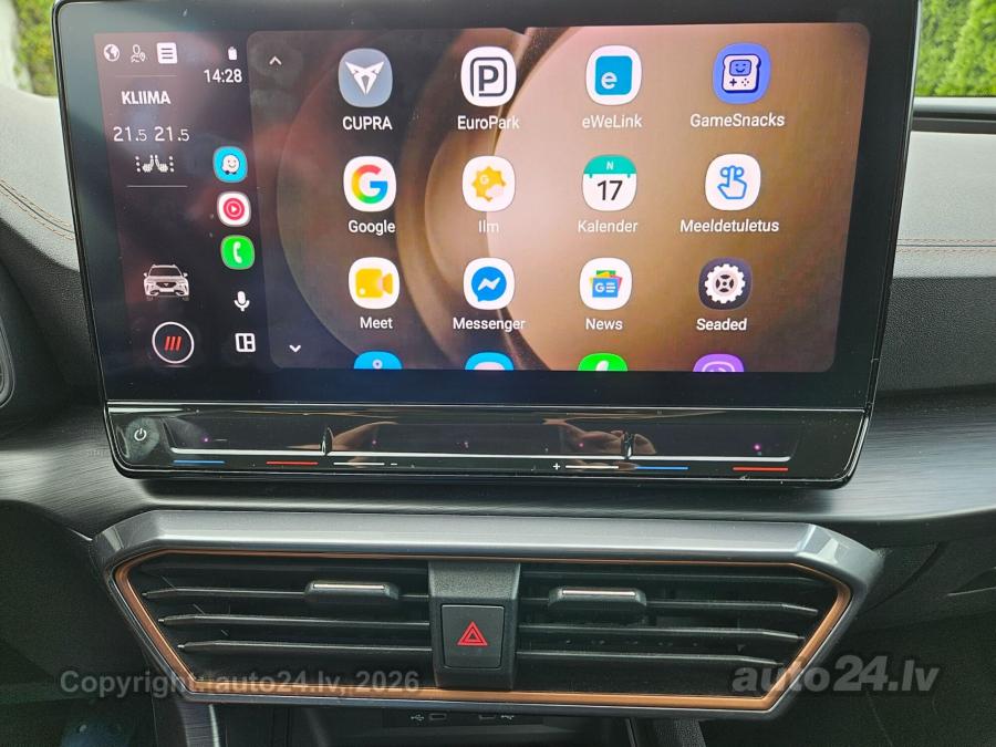 Sarkans Cupra Formentor 2021 Tartu, ar dzinēja tilpumu 2.00 L un nobraukumu 54 tūkst. km par 26900 €, foto 12 vietnē AUTOMOTO.COM.LV