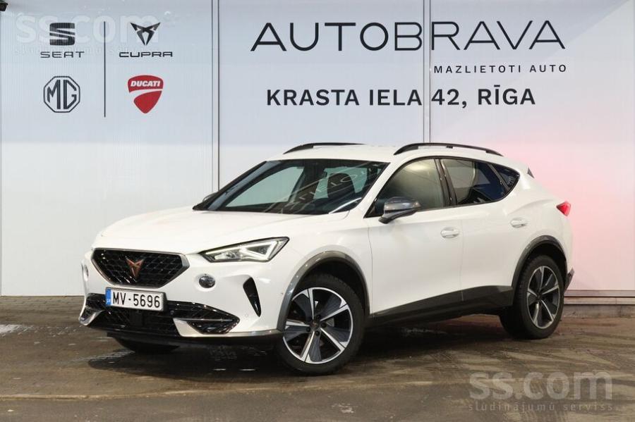 Balts Cupra Formentor 2021 Rīga, ar dzinēja tilpumu 1.50 L un nobraukumu 59 tūkst. km par 23490 €, foto 1 vietnē AUTOMOTO.COM.LV