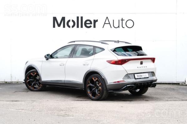White Cupra Formentor 2021 in Riga, with an engine capacity of 2.00 L and mileage of 87 thousand km for 24500 €, photo 3 on AUTOMOTO.COM.LV