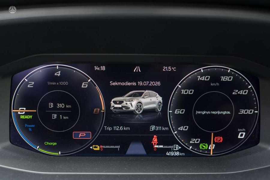 Balts Cupra Formentor 2021 Viļņa, ar dzinēja tilpumu 1.40 L un nobraukumu 42 tūkst. km par 25200 €, foto 23 vietnē AUTOMOTO.COM.LV