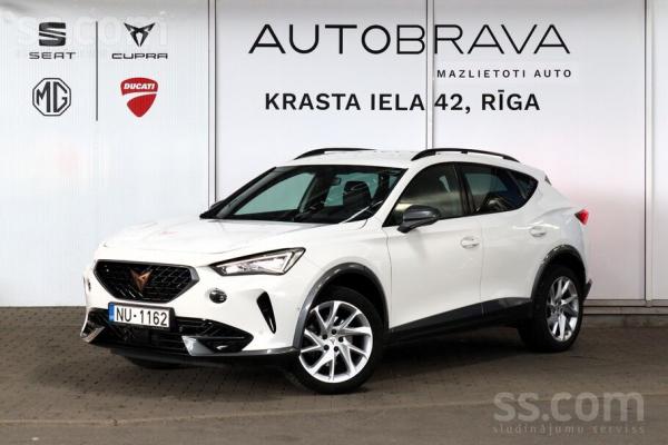 Белый Cupra Formentor 2022 в Рига, объемом двигателя 2.00 л и пробегом 78 тыс. км за 25990 €, фото 1 на AUTOMOTO.COM.LV