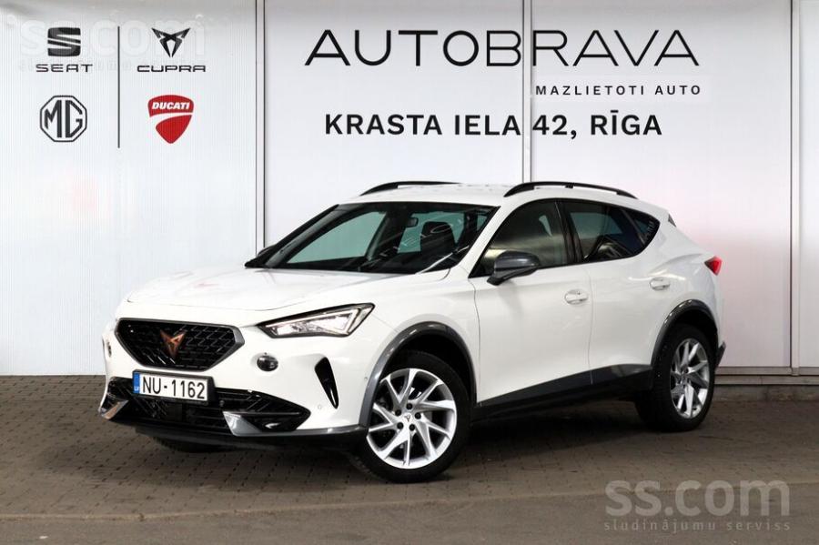 Balts Cupra Formentor 2022 Rīga, ar dzinēja tilpumu 2.00 L un nobraukumu 78 tūkst. km par 25990 €, foto 1 vietnē AUTOMOTO.COM.LV