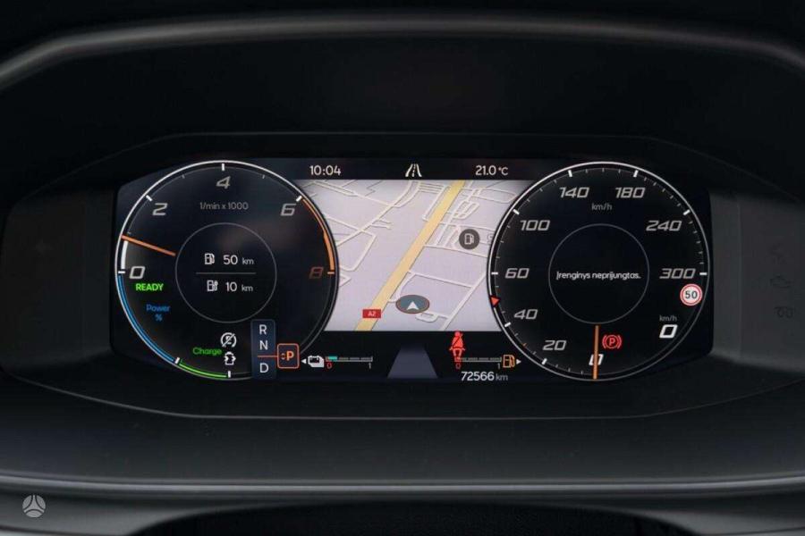 White Cupra Formentor 2022 in Vilnius, with an engine capacity of 1.40 L and mileage of 73 thousand km for 26500 €, photo 21 on AUTOMOTO.COM.LV