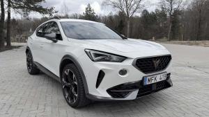 White Cupra Formentor 2022 in Kaunas, with an engine capacity of 1.98 L and mileage of 54 thousand km for 29800 €, photo 10 on AUTOMOTO.COM.LV