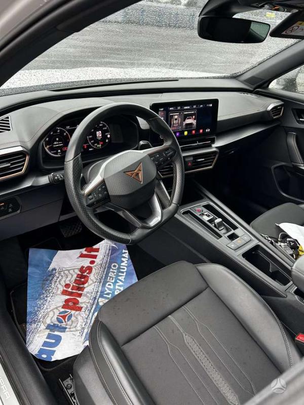 White Cupra Formentor 2022 in Panevezys, with an engine capacity of 1.97 L and mileage of 74 thousand km for 21300 €, photo 10 on AUTOMOTO.COM.LV
