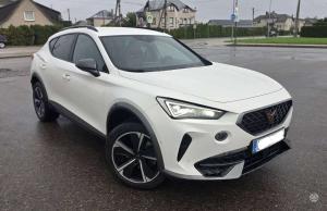 White Cupra Formentor 2022 in Kaunas, with an engine capacity of 1.98 L and mileage of 118 thousand km for 21000 €, photo  on AUTOMOTO.COM.LV