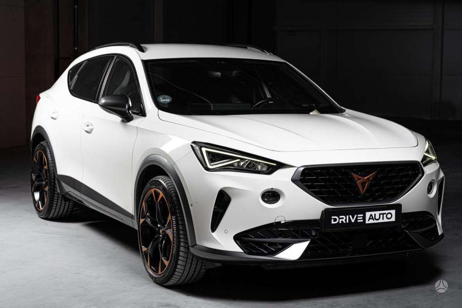 Белый Cupra Formentor 2022 в Вильнюс, объемом двигателя 1.40 л и пробегом 35 тыс. км за 26500 €, фото 14 на AUTOMOTO.COM.LV