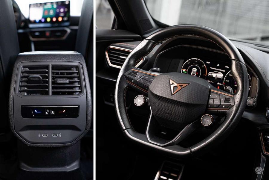 Белый Cupra Formentor 2022 в Вильнюс, объемом двигателя 1.40 л и пробегом 35 тыс. км за 26500 €, фото 21 на AUTOMOTO.COM.LV