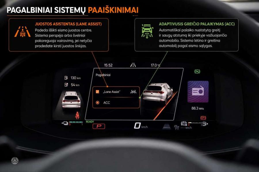 Белый Cupra Formentor 2022 в Вильнюс, объемом двигателя 1.40 л и пробегом 35 тыс. км за 26500 €, фото 28 на AUTOMOTO.COM.LV