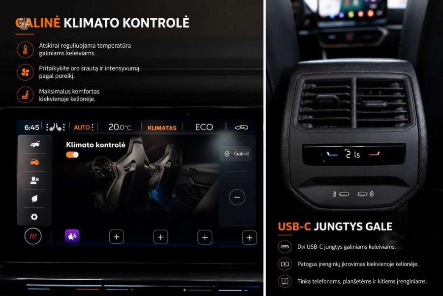 Белый Cupra Formentor 2022 в Вильнюс, объемом двигателя 1.40 л и пробегом 35 тыс. км за 26500 €, фото 33 на AUTOMOTO.COM.LV