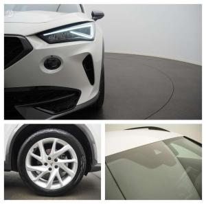 White Cupra Formentor 2022 in Vilnius, with an engine capacity of 1.40 L and mileage of 37 thousand km for 22900 €, photo 8 on AUTOMOTO.COM.LV