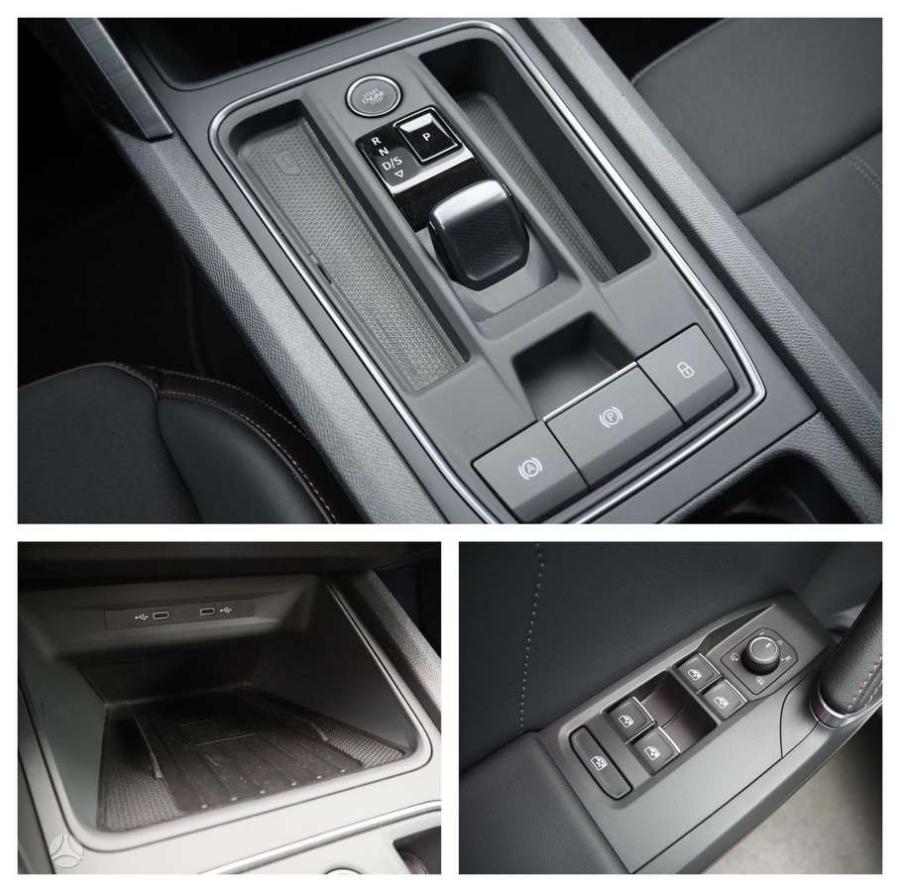 White Cupra Formentor 2022 in Vilnius, with an engine capacity of 1.40 L and mileage of 37 thousand km for 22900 €, photo 16 on AUTOMOTO.COM.LV
