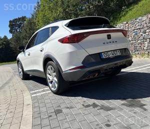 White Cupra Formentor 2023 in Riga, with an engine capacity of 1.40 L and mileage of 62 thousand km for 25500 €, photo 7 on AUTOMOTO.COM.LV