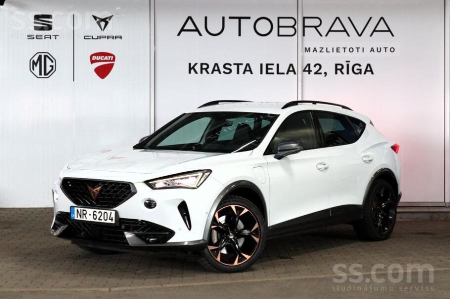 Balts Cupra Formentor 2023 Rīga, ar dzinēja tilpumu 1.40 L un nobraukumu 45 tūkst. km par 28990 €, foto 1 vietnē AUTOMOTO.COM.LV