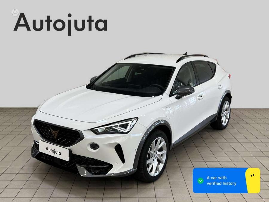 Balts Cupra Formentor 2023 Kauņa, ar dzinēja tilpumu 1.40 L un nobraukumu 52 tūkst. km par 24800 €, foto 1 vietnē AUTOMOTO.COM.LV