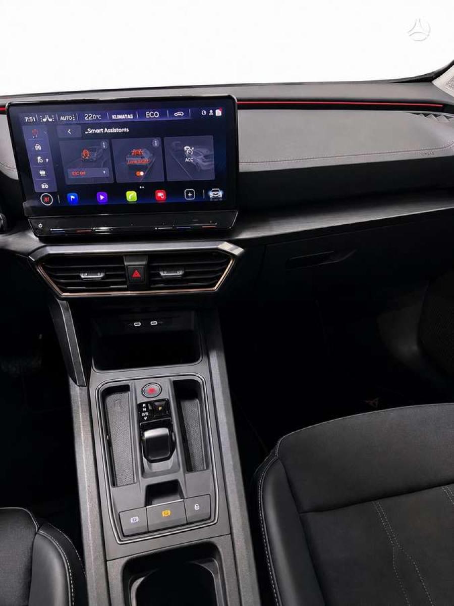 Balts Cupra Formentor 2023 Kauņa, ar dzinēja tilpumu 1.40 L un nobraukumu 52 tūkst. km par 24800 €, foto 12 vietnē AUTOMOTO.COM.LV