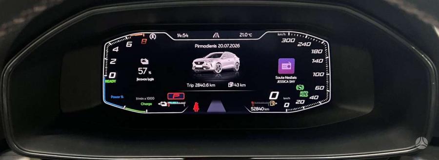 Белый Cupra Formentor 2023 в Каунас, объемом двигателя 1.40 л и пробегом 53 тыс. км за 25600 €, фото 6 на AUTOMOTO.COM.LV