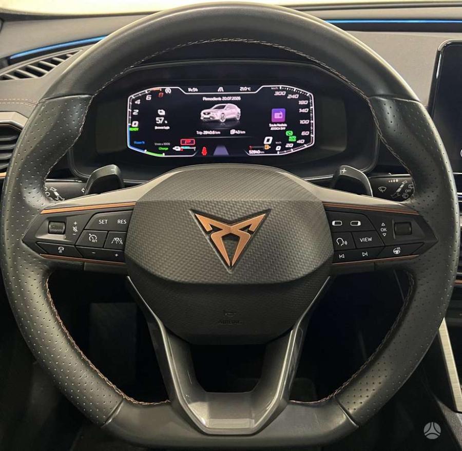Белый Cupra Formentor 2023 в Каунас, объемом двигателя 1.40 л и пробегом 53 тыс. км за 25600 €, фото 7 на AUTOMOTO.COM.LV