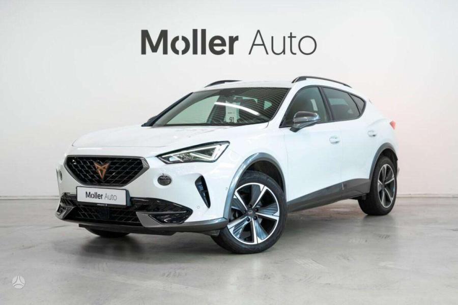 Белый Cupra Formentor 2023 в Вильнюс, объемом двигателя 1.50 л и пробегом 90 тыс. км за 23900 €, фото 1 на AUTOMOTO.COM.LV