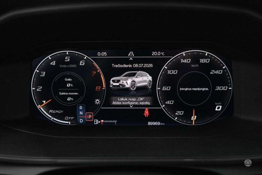 Белый Cupra Formentor 2023 в Вильнюс, объемом двигателя 1.50 л и пробегом 90 тыс. км за 23900 €, фото 12 на AUTOMOTO.COM.LV