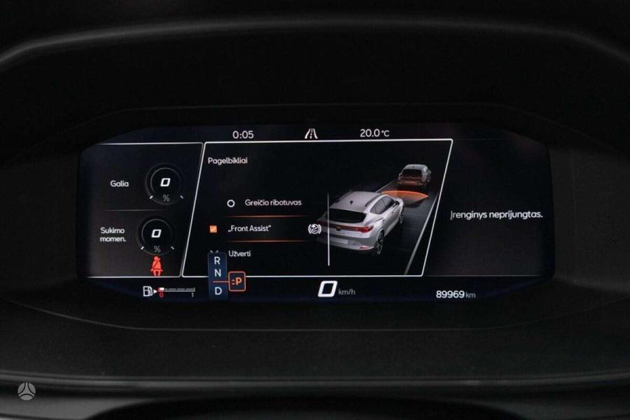 Белый Cupra Formentor 2023 в Вильнюс, объемом двигателя 1.50 л и пробегом 90 тыс. км за 23900 €, фото 14 на AUTOMOTO.COM.LV
