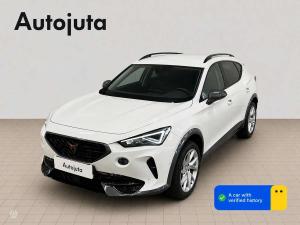 White Cupra Formentor 2023 in Kaunas, with an engine capacity of 1.50 L and mileage of 38 thousand km for 22800 €, photo  on AUTOMOTO.COM.LV