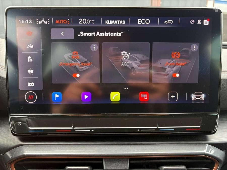 Balts Cupra Formentor 2023 Viļņa, ar dzinēja tilpumu 1.40 L un nobraukumu 18 tūkst. km par 24500 €, foto 31 vietnē AUTOMOTO.COM.LV