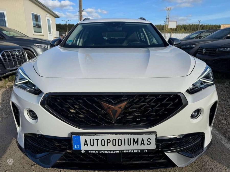 Белый Cupra Formentor 2023 в Вильнюс, объемом двигателя 1.40 л и пробегом 24 тыс. км за 23500 €, фото 8 на AUTOMOTO.COM.LV