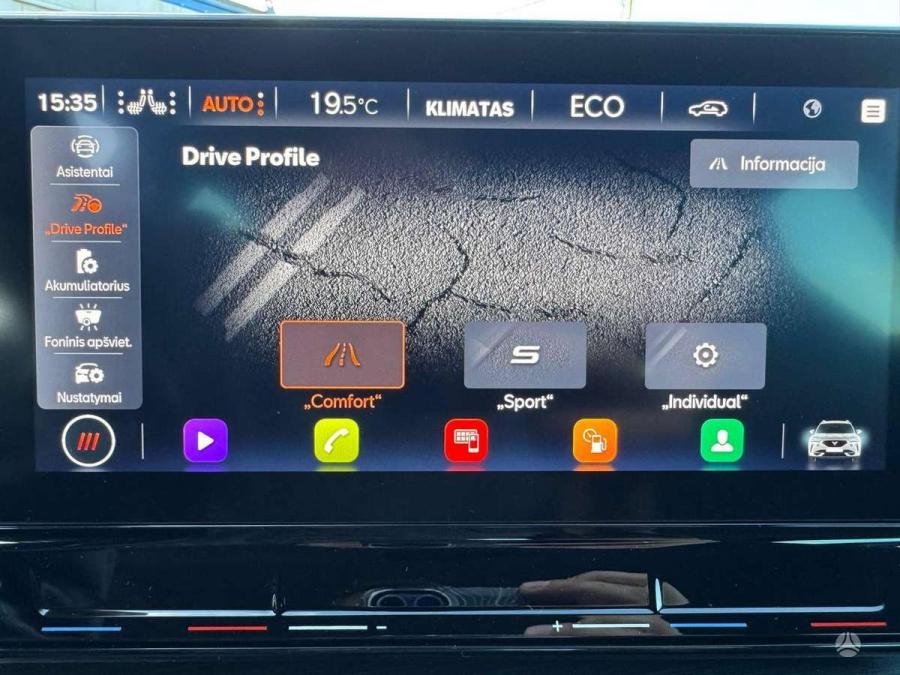 Белый Cupra Formentor 2023 в Вильнюс, объемом двигателя 1.40 л и пробегом 24 тыс. км за 23500 €, фото 28 на AUTOMOTO.COM.LV