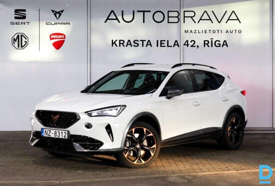 Balts Cupra Formentor 2024 Rīga, ar dzinēja tilpumu 2.00 L un nobraukumu 45 tūkst. km par 33490 €, foto 1 vietnē AUTOMOTO.COM.LV
