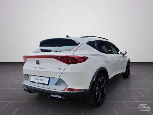 White Cupra Formentor 2024 in Kaunas, with an engine capacity of 2.00 L and mileage of 11 thousand km for 33197 €, photo 2 on AUTOMOTO.COM.LV