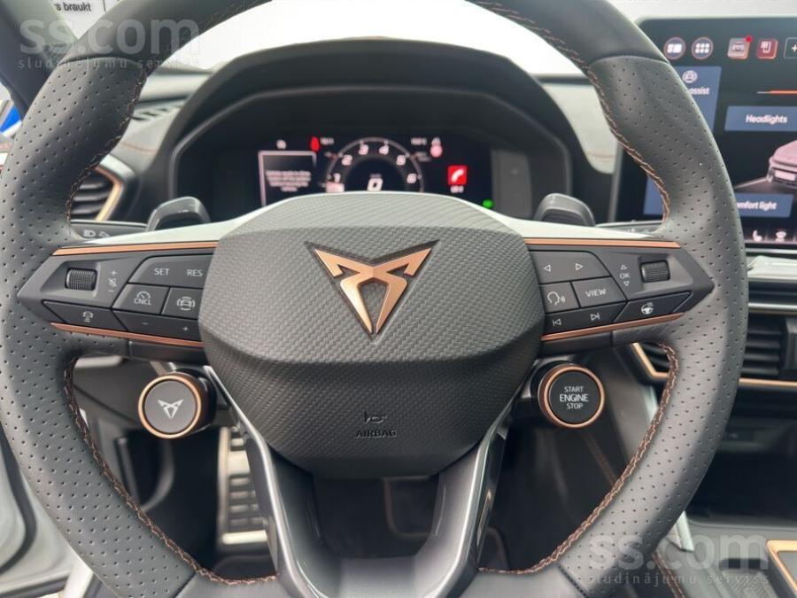 Balts Cupra Formentor 2024 Rīga, ar dzinēja tilpumu 2.00 L un nobraukumu 12 tūkst. km par 33990 €, foto 11 vietnē AUTOMOTO.COM.LV