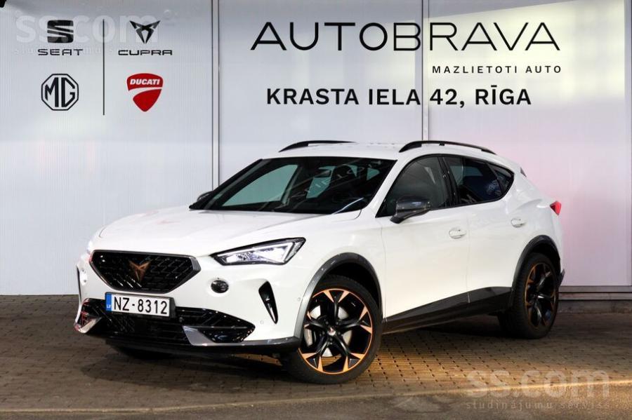 Balts Cupra Formentor 2024 Rīga, ar dzinēja tilpumu 2.00 L un nobraukumu 45 tūkst. km par 31490 €, foto 1 vietnē AUTOMOTO.COM.LV
