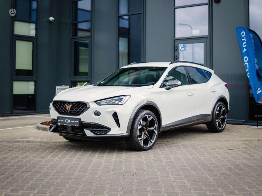 Белый Cupra Formentor 2024 в Каунас, объемом двигателя 1.50 л и пробегом 23 тыс. км за 24450 €, фото 3 на AUTOMOTO.COM.LV