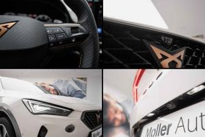 White Cupra Formentor 2024 in Peetri, with an engine capacity of 2.00 L and mileage of 154 thousand km for 24950 €, photo 17 on AUTOMOTO.COM.LV