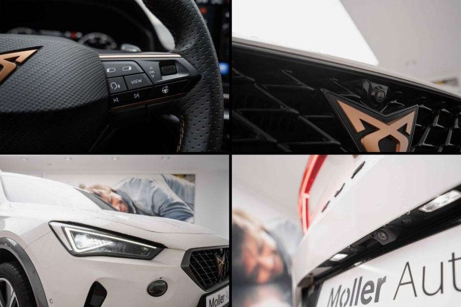 White Cupra Formentor 2024 in Peetri, with an engine capacity of 2.00 L and mileage of 154 thousand km for 24950 €, photo 17 on AUTOMOTO.COM.LV