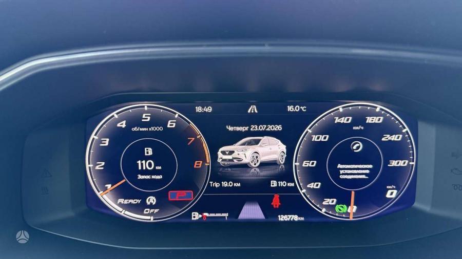 Белый Cupra Formentor 2023 в Вильнюс, объемом двигателя 1.50 л и пробегом 127 тыс. км за 19239 €, фото 20 на AUTOMOTO.COM.LV