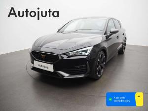 Black Cupra Leon 2021 in Vilnius, with an engine capacity of 1.40 L and mileage of 26 thousand km for 22100 €, photo  on AUTOMOTO.COM.LV
