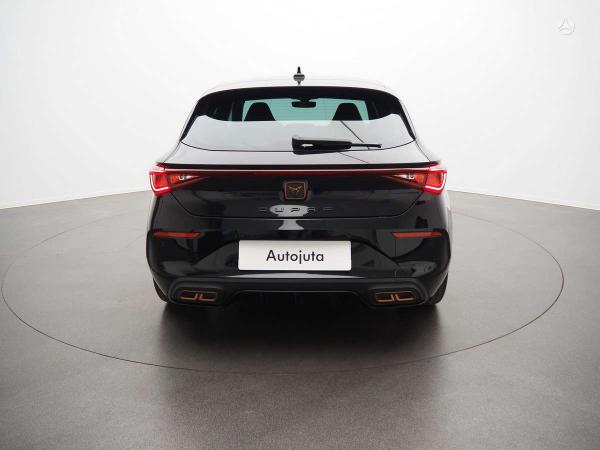 Black Cupra Leon 2021 in Vilnius, with an engine capacity of 1.40 L and mileage of 26 thousand km for 22100 €, photo 5 on AUTOMOTO.COM.LV