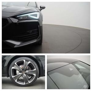 Black Cupra Leon 2021 in Vilnius, with an engine capacity of 1.40 L and mileage of 26 thousand km for 22100 €, photo 8 on AUTOMOTO.COM.LV