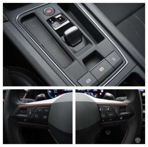 Black Cupra Leon 2021 in Vilnius, with an engine capacity of 1.40 L and mileage of 26 thousand km for 22100 €, photo 14 on AUTOMOTO.COM.LV