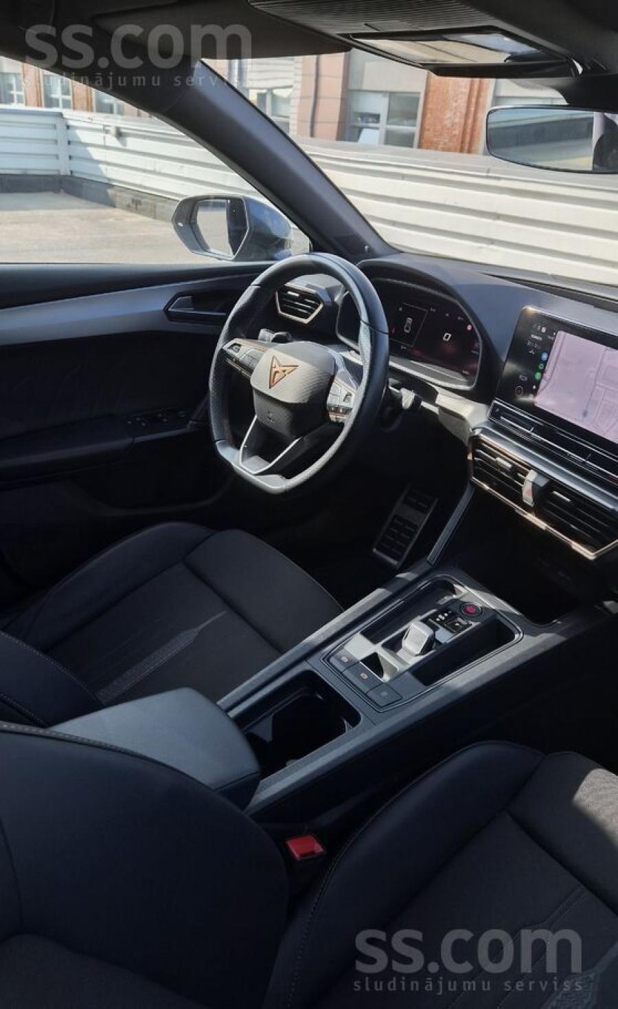 Черный Cupra Leon 2022 в Рига, объемом двигателя 2.00 л и пробегом 45 тыс. км за 23900 €, фото 9 на AUTOMOTO.COM.LV