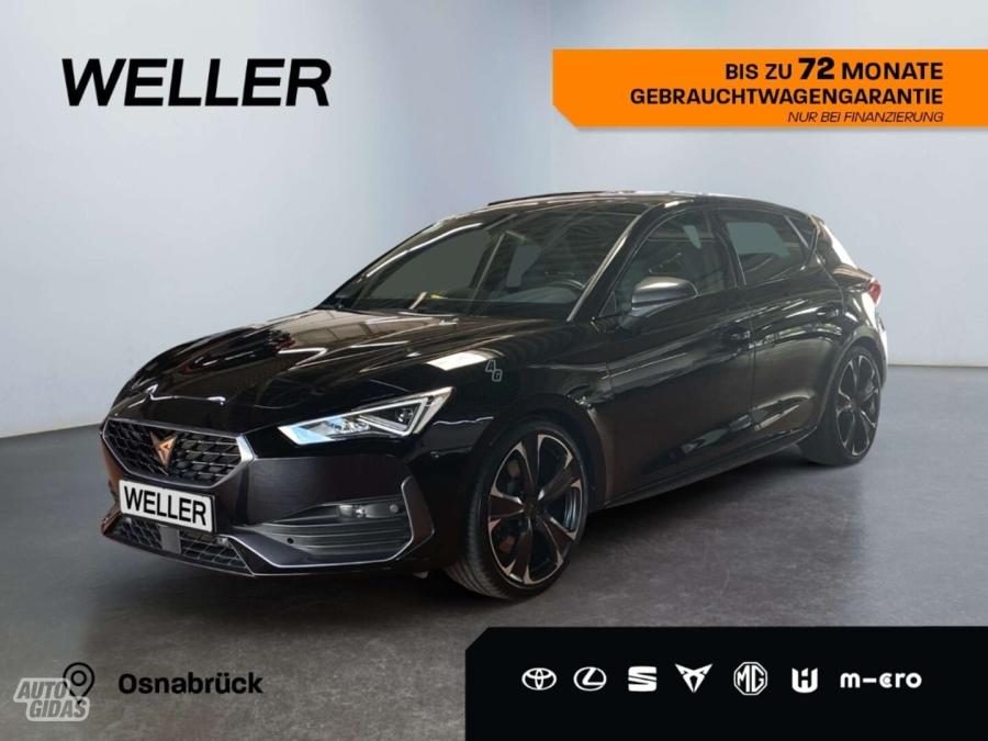Black Cupra Leon 2022 in Kaunas, with an engine capacity of 2.00 L and mileage of 52 thousand km for 32690 €, photo 1 on AUTOMOTO.COM.LV