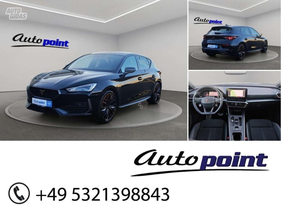 Black Cupra Leon 2022 in Kaunas, with an engine capacity of 1.40 L and mileage of 52 thousand km for 27929 €, photo 1 on AUTOMOTO.COM.LV
