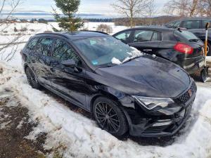 Black Cupra Leon 2020 in Taurage, with an engine capacity of 2.00 L and mileage of 80 thousand km for 13200 €, photo  on AUTOMOTO.COM.LV