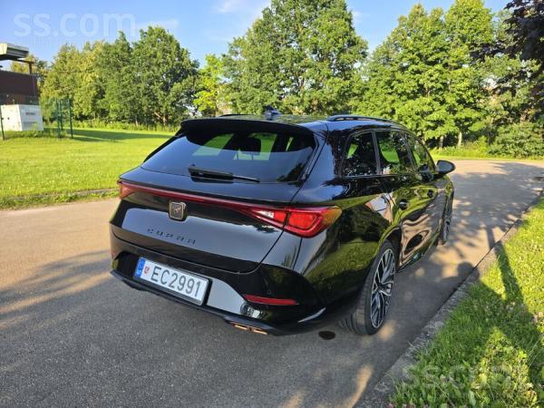 Black Cupra Leon 2020 in Telschi, with an engine capacity of 1.40 L and mileage of 109 thousand km for 17500 €, photo 8 on AUTOMOTO.COM.LV